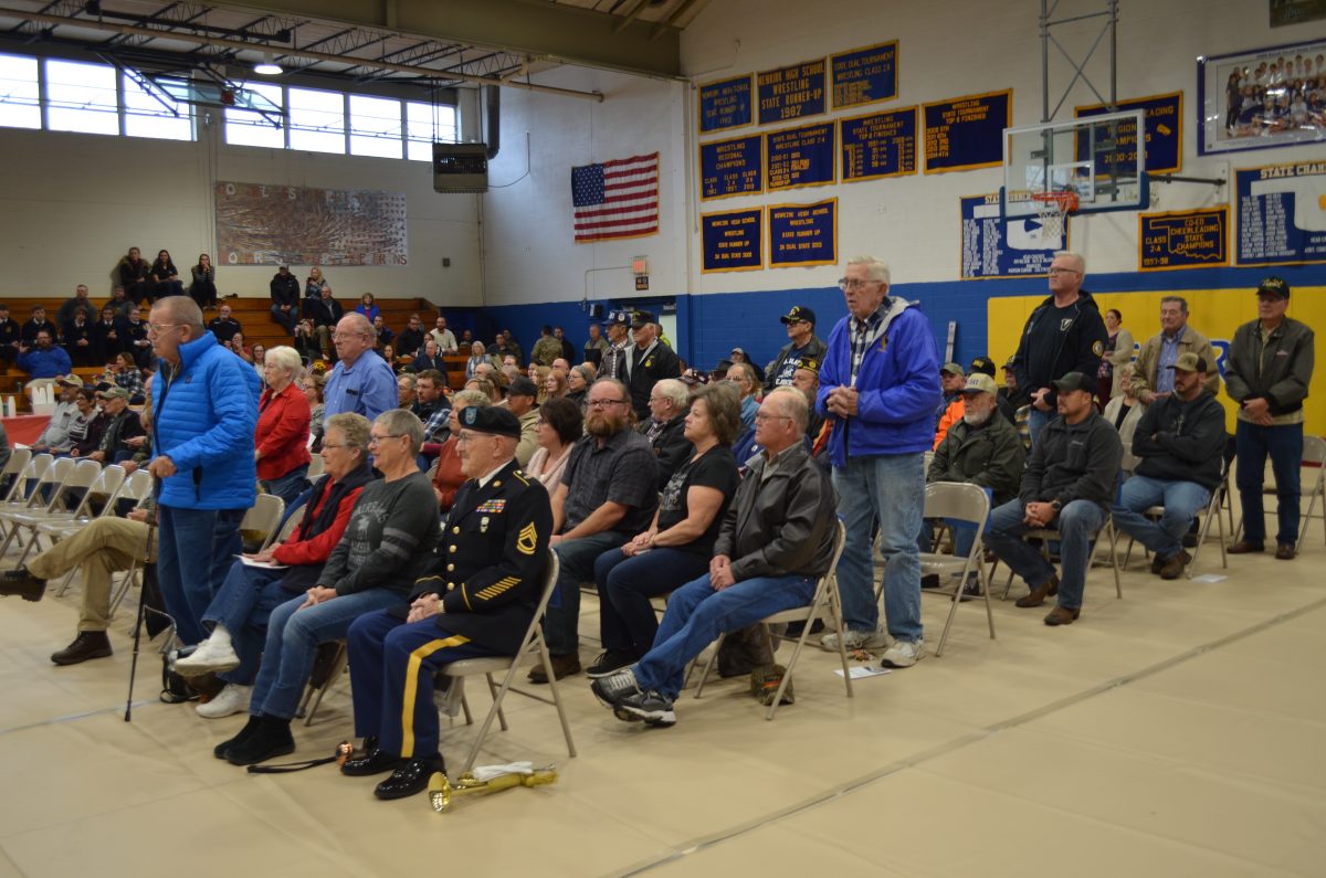 Veterans honored at NHS program – The Newkirk Herald Journal