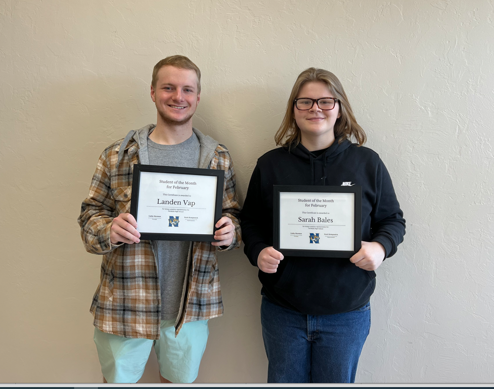 NHS Students of the Month – The Newkirk Herald Journal